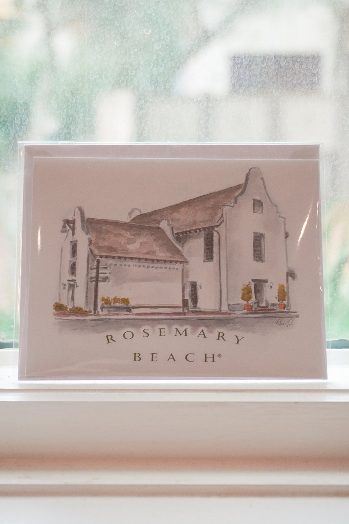 Town Hall Rosemary Beach® Note Card w/Envelope– Rosemary Beach Trading ...